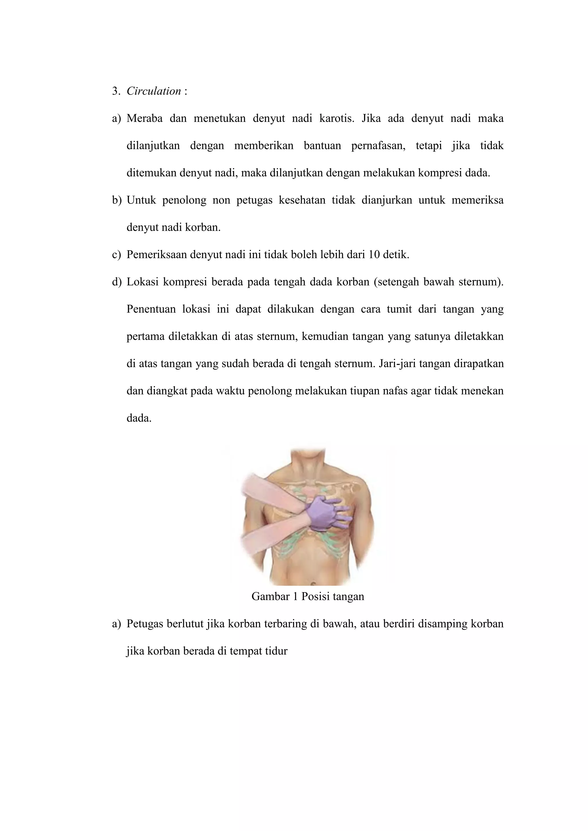 LAPORAN BASIC LIFE SUPPORT (BLS) | PDF