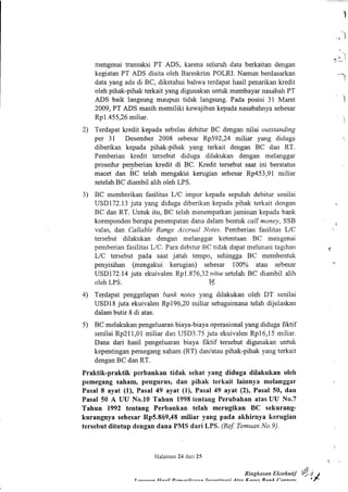 Investigasi Bank Century 02b | PDF