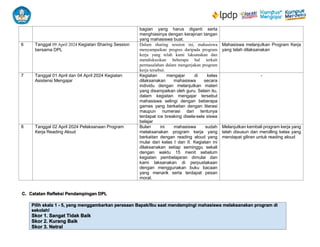 laporan kampus mengajar dosen pembimbing lapangan | PDF
