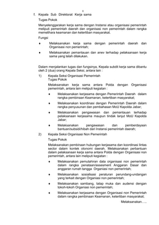 Laporan bulanan jan 2012 dit binmas polda jabar | PDF