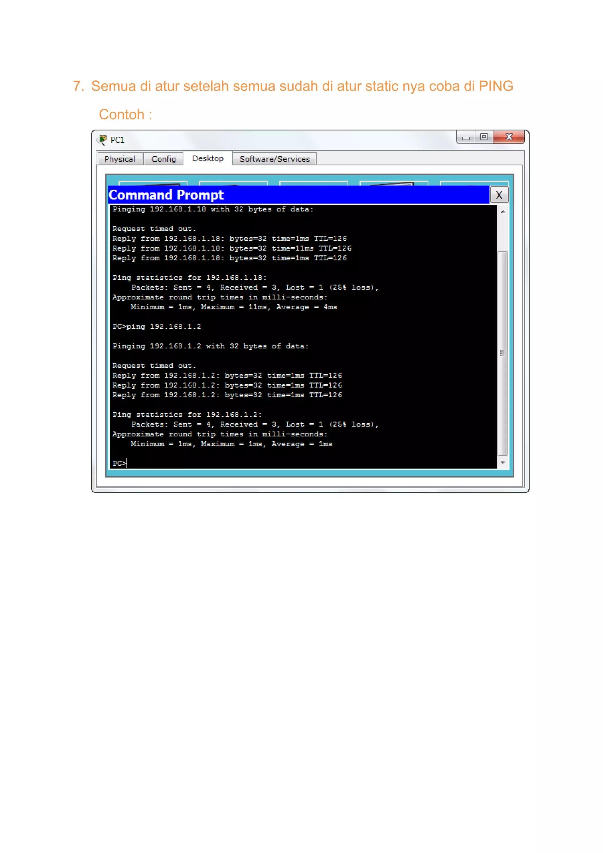 contoh cisco packet tracer azizsetres98 | DOCX