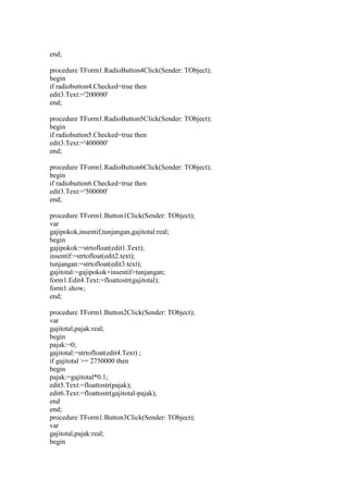 Laporan conditional statements | PDF
