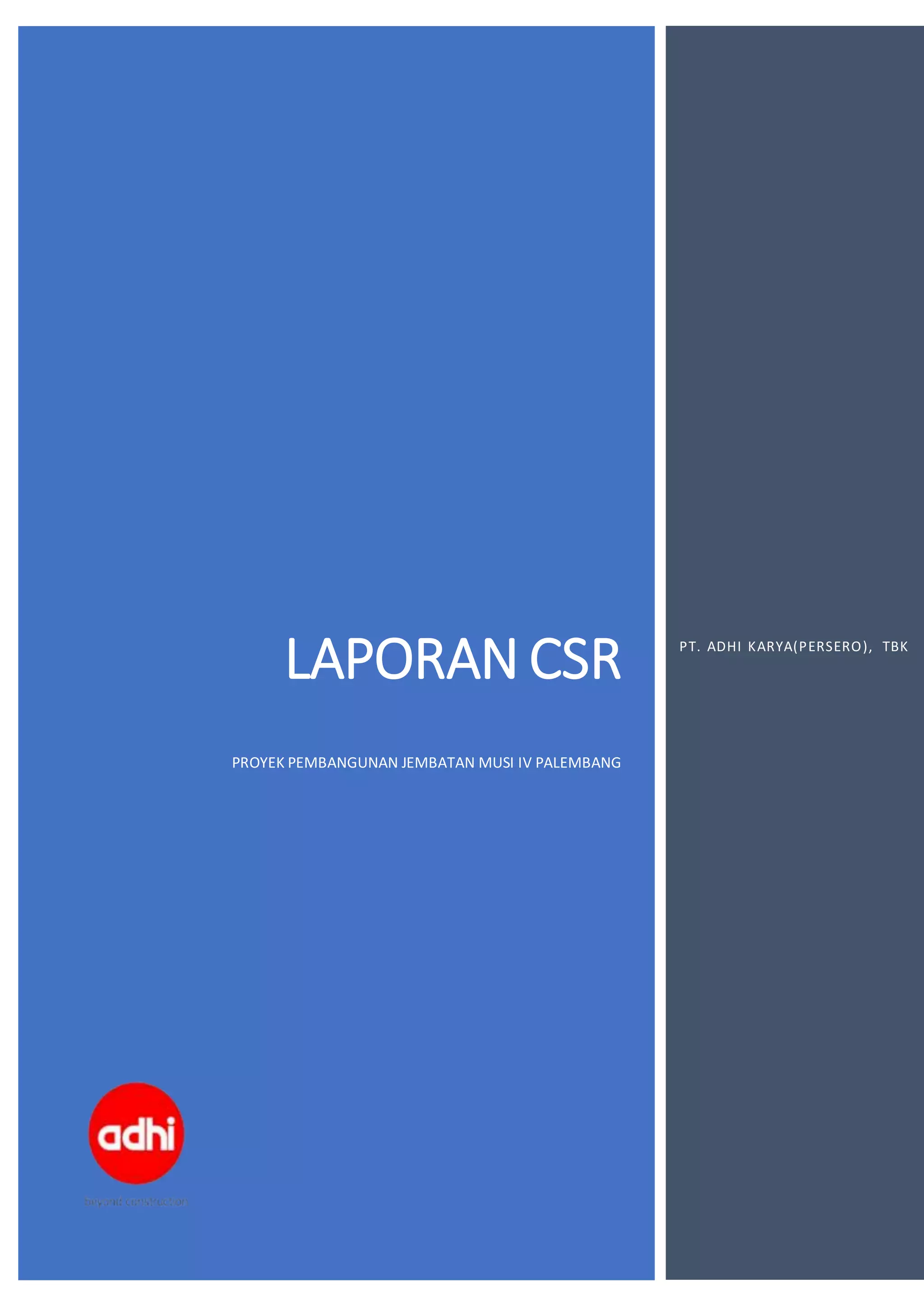 Laporan csr report | DOCX
