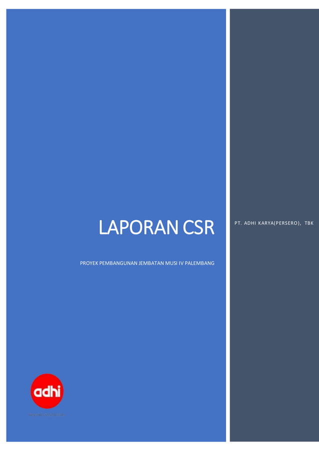 Laporan Csr Report Docx