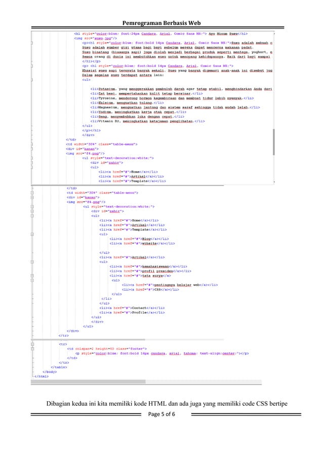 Laporan css | PDF | Free Download