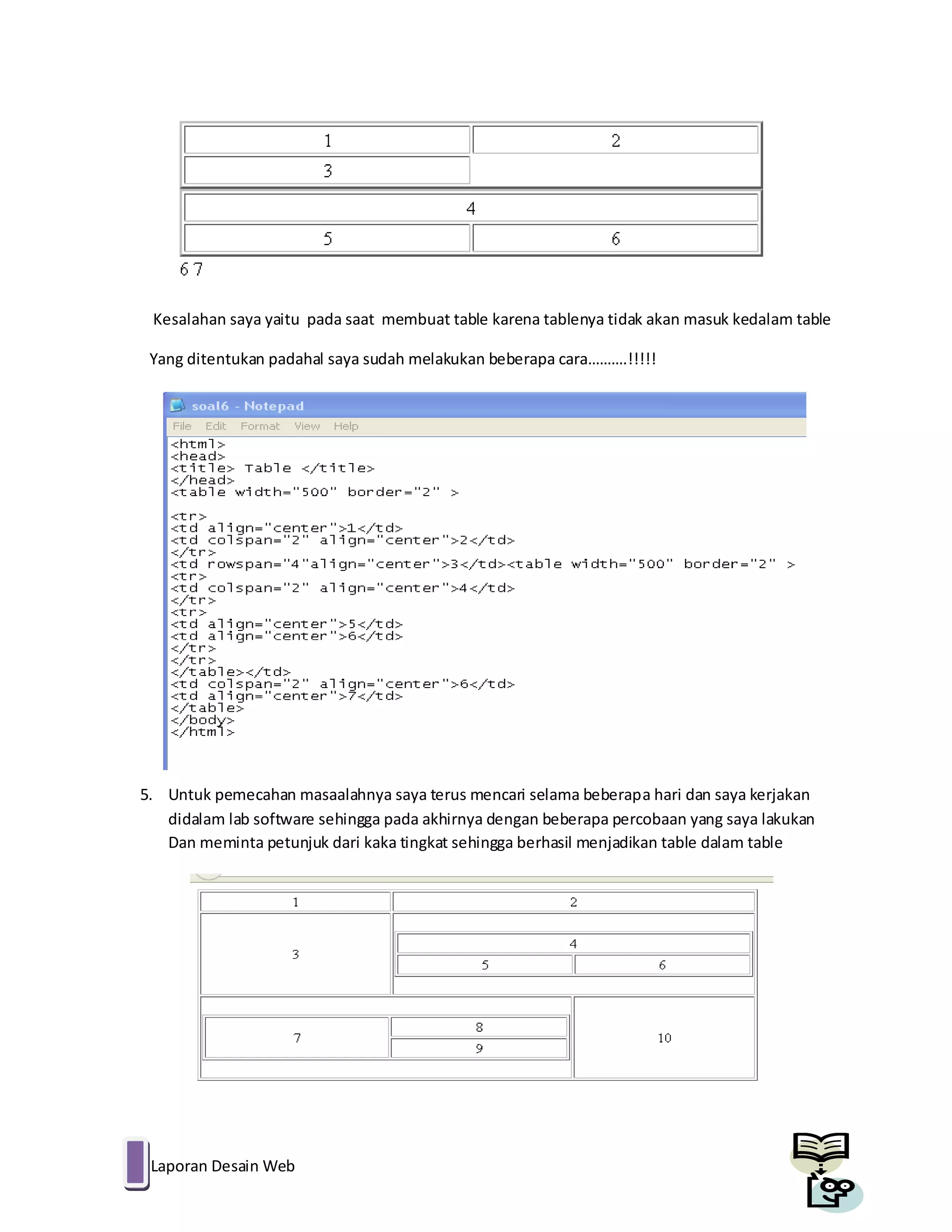 Laporan desain web | PDF