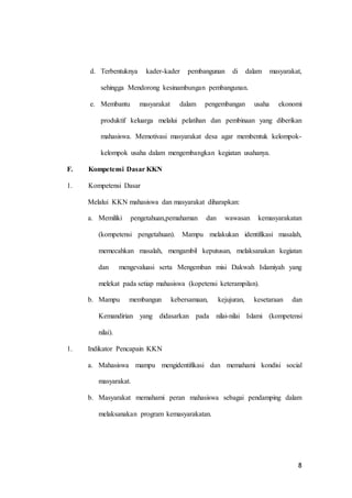 Laporan desa kebon cau | DOCX