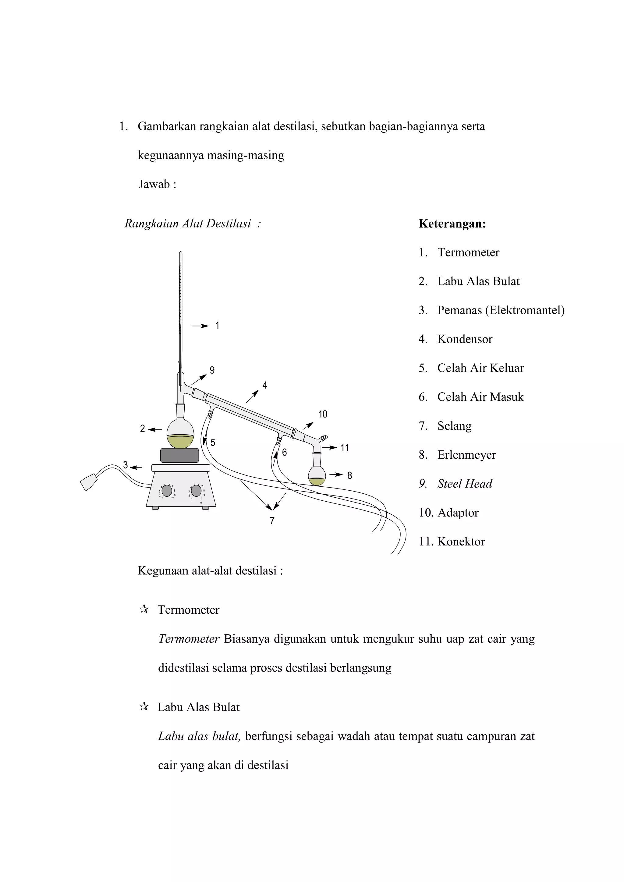 Laporan destilasi sederhana | DOCX
