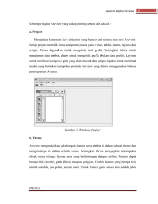 Laporan digitasi arcview rizky muhammad faisal | PDF