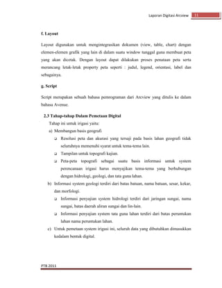 Laporan digitasi arcview rizky muhammad faisal | PDF