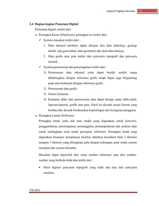 Laporan digitasi arcview rizky muhammad faisal | PDF