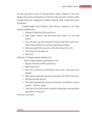 Laporan digitasi arcview rizky muhammad faisal | PDF