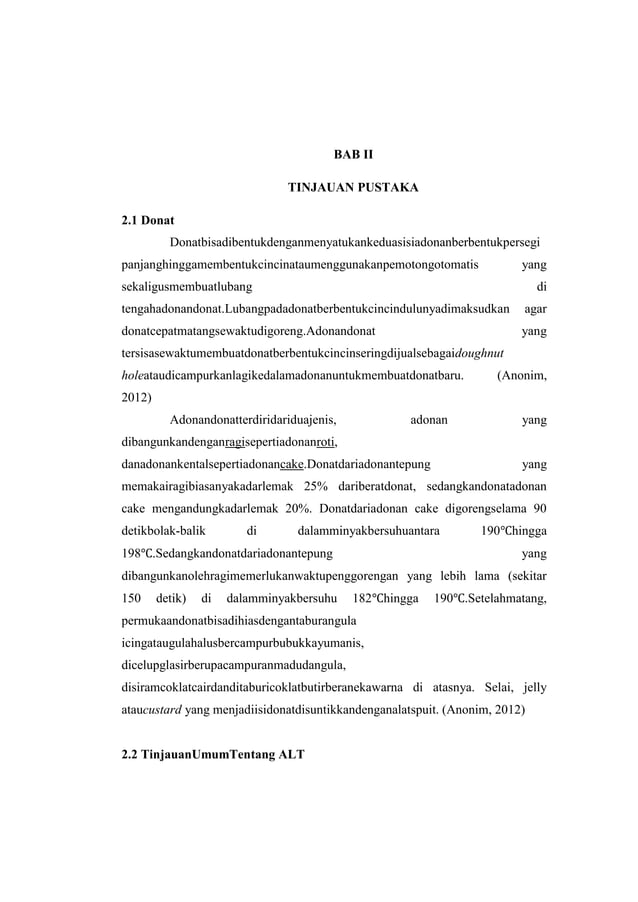 Laporan donat hesti | PDF