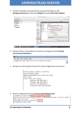 Instalasi dan konfigurasi Darwin Streaming Server di Debian 6 via VirtualBox | PDF