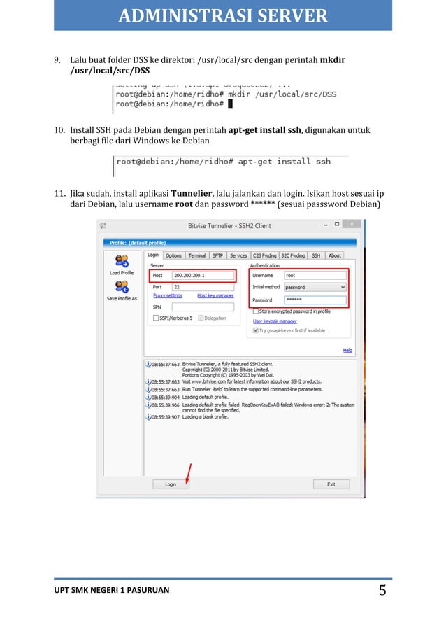 Instalasi dan konfigurasi Darwin Streaming Server di Debian 6 via VirtualBox | PDF