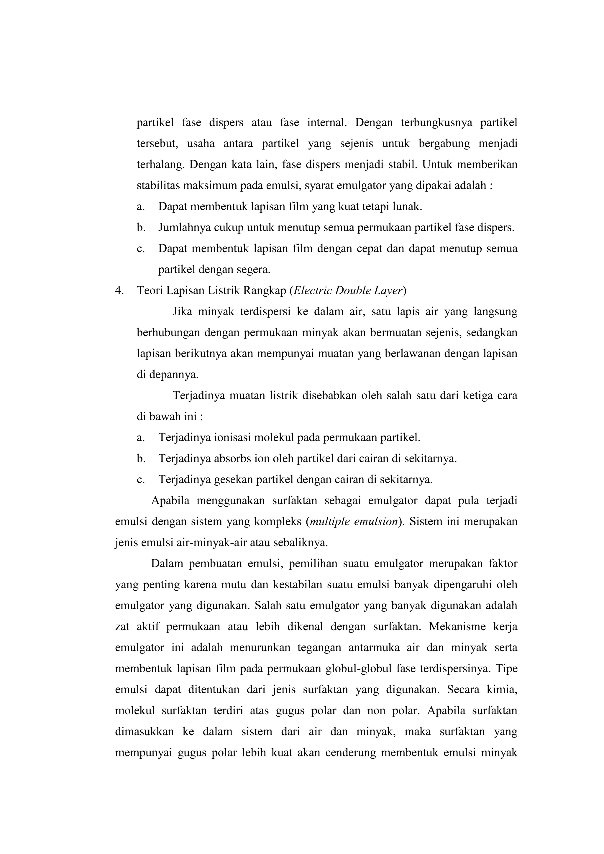 Emulsifikasi | DOCX