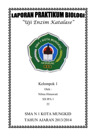 Laporan uji enzim katalase | PDF