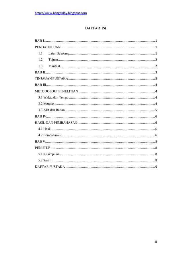 Laporan fekunditas telur | DOCX