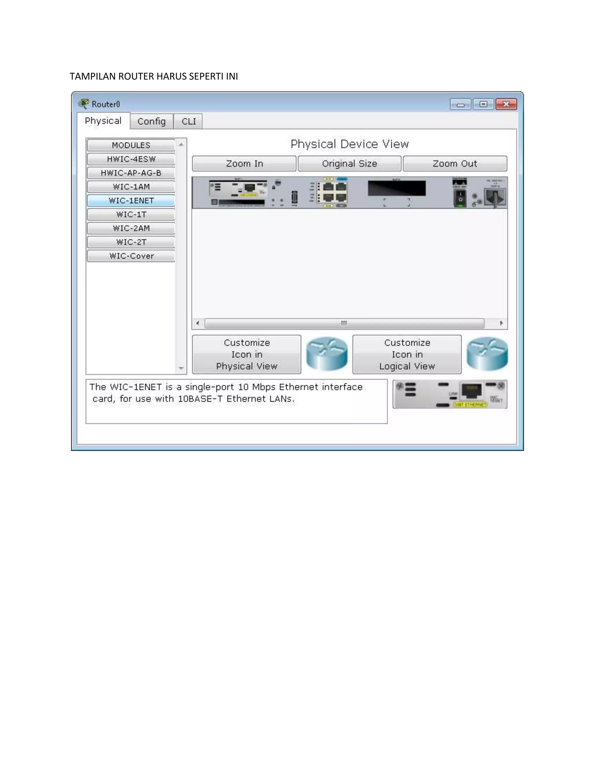 DESAIN JARINGAN DENGAN 1 ROUTER DAN 3 SWITCH | DOCX