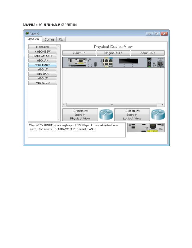 DESAIN JARINGAN DENGAN 1 ROUTER DAN 3 SWITCH | DOCX