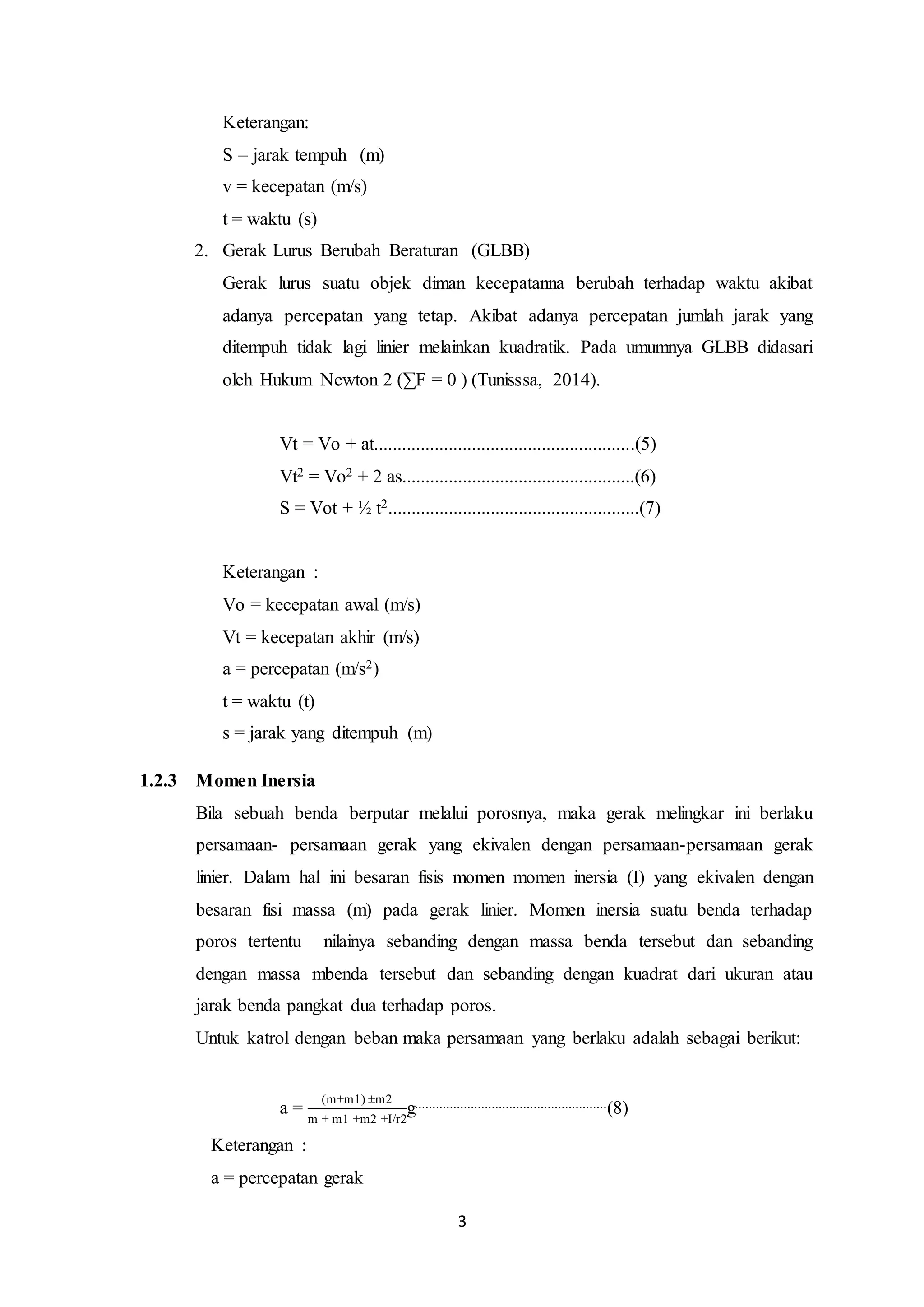 Laporan fisdas pesawat atwood | DOCX