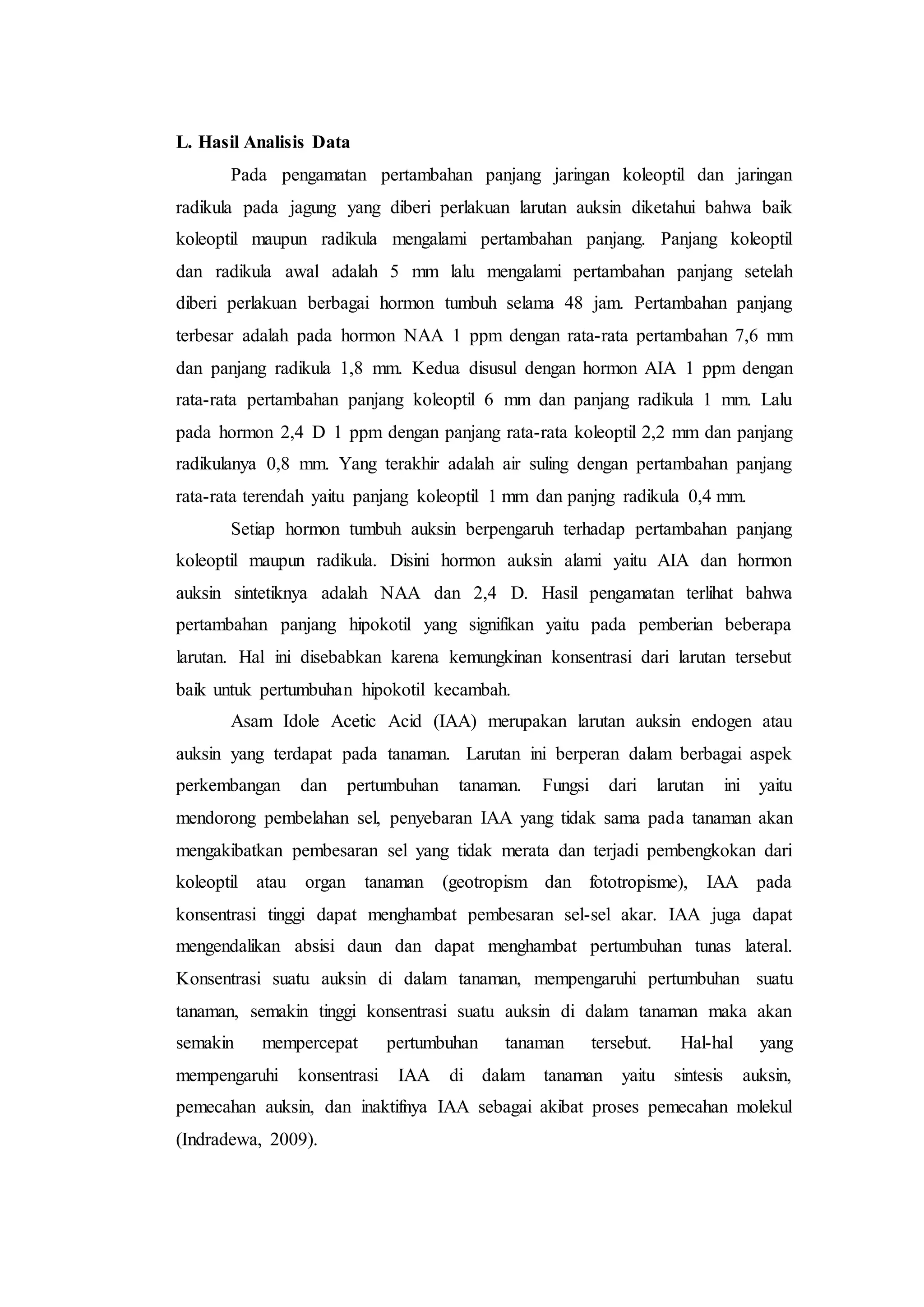 Laporan Fisiologi Tumbuhan VIII Pengaruh Hormon Auksin Terhadap ...