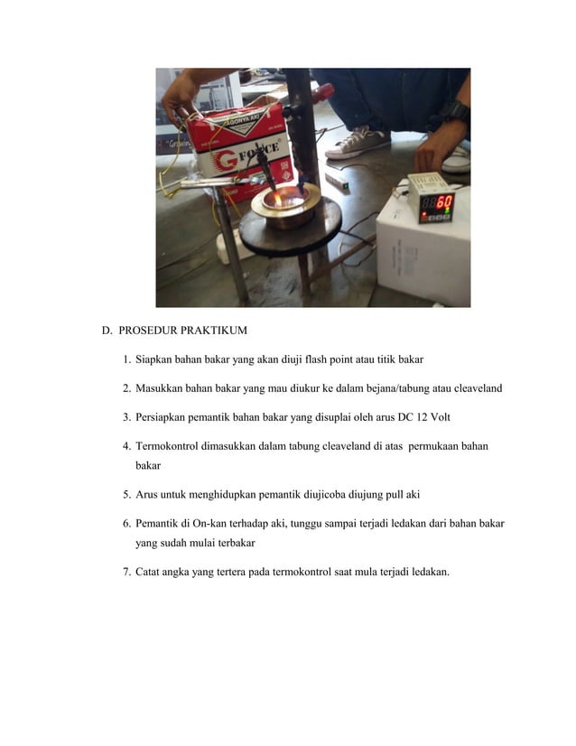 Laporan flash point | DOC