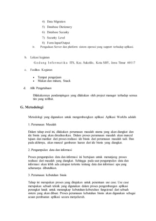 Laporan Final Project MPPL WorkIts | DOCX