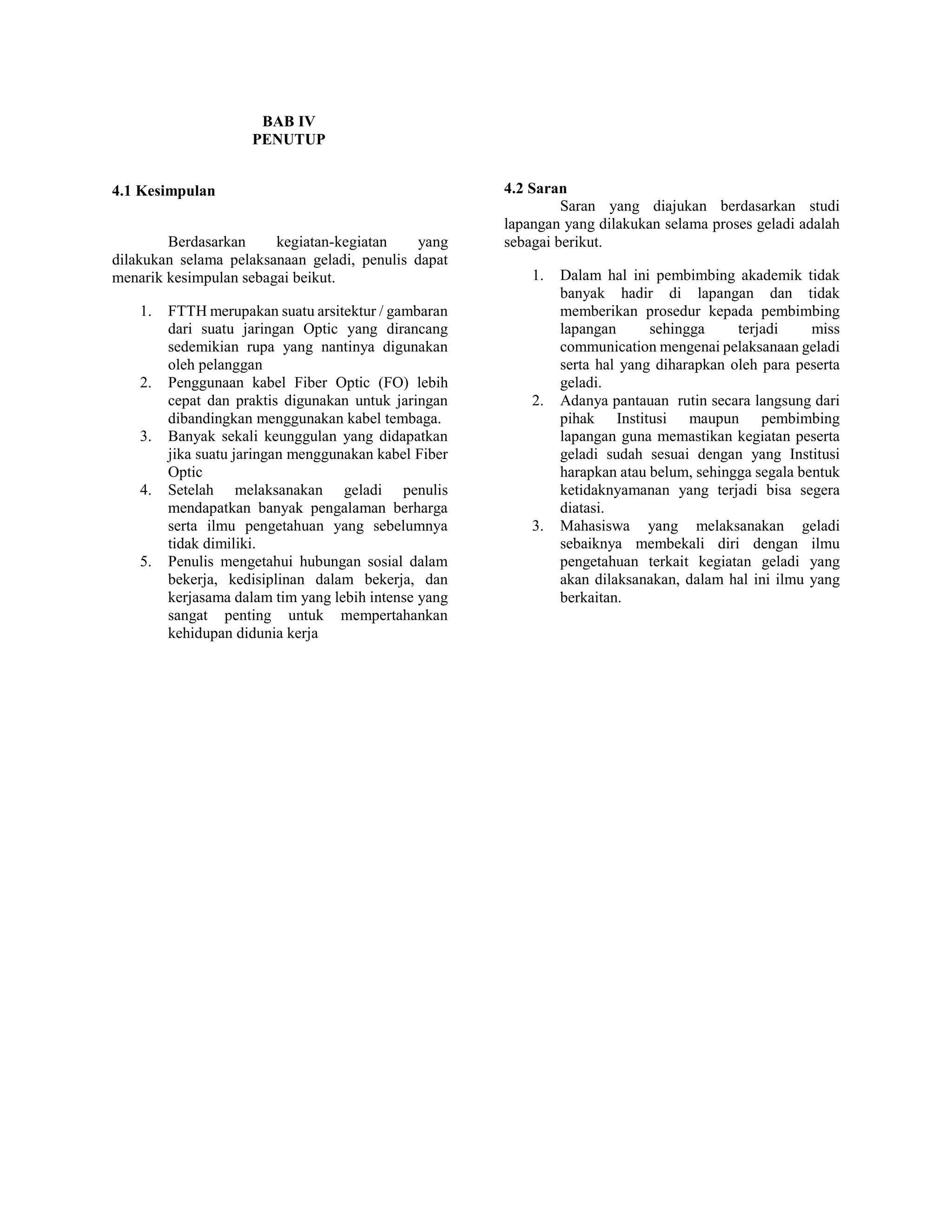 Laporan geladi muhammad mufid luthfi | PDF