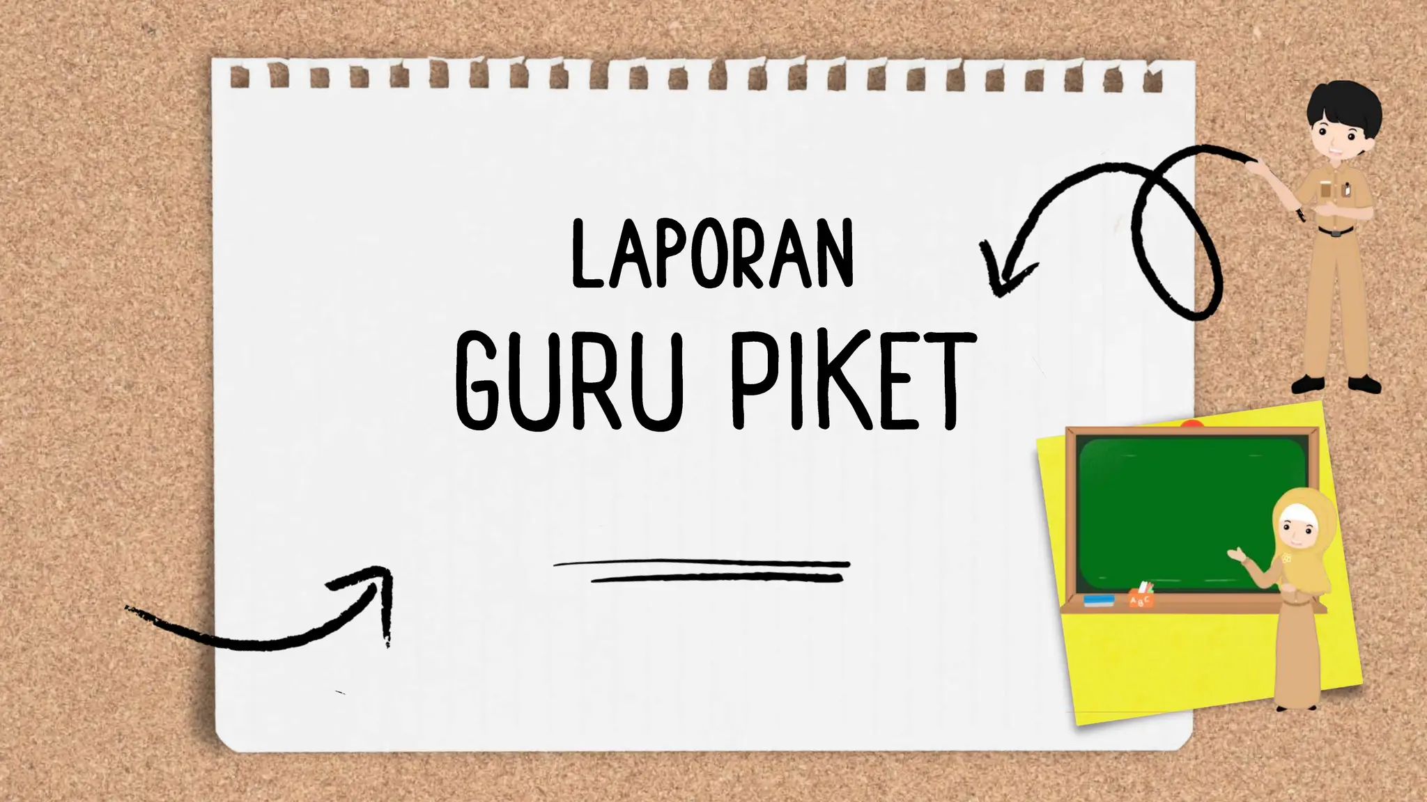 Contoh Laporan Guru Piket untuk guru sd.pptx