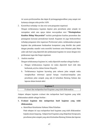 Laporan Hasil Aktualisasi (Pembuatan Basis Data Jalan Setapak Di Kota ...