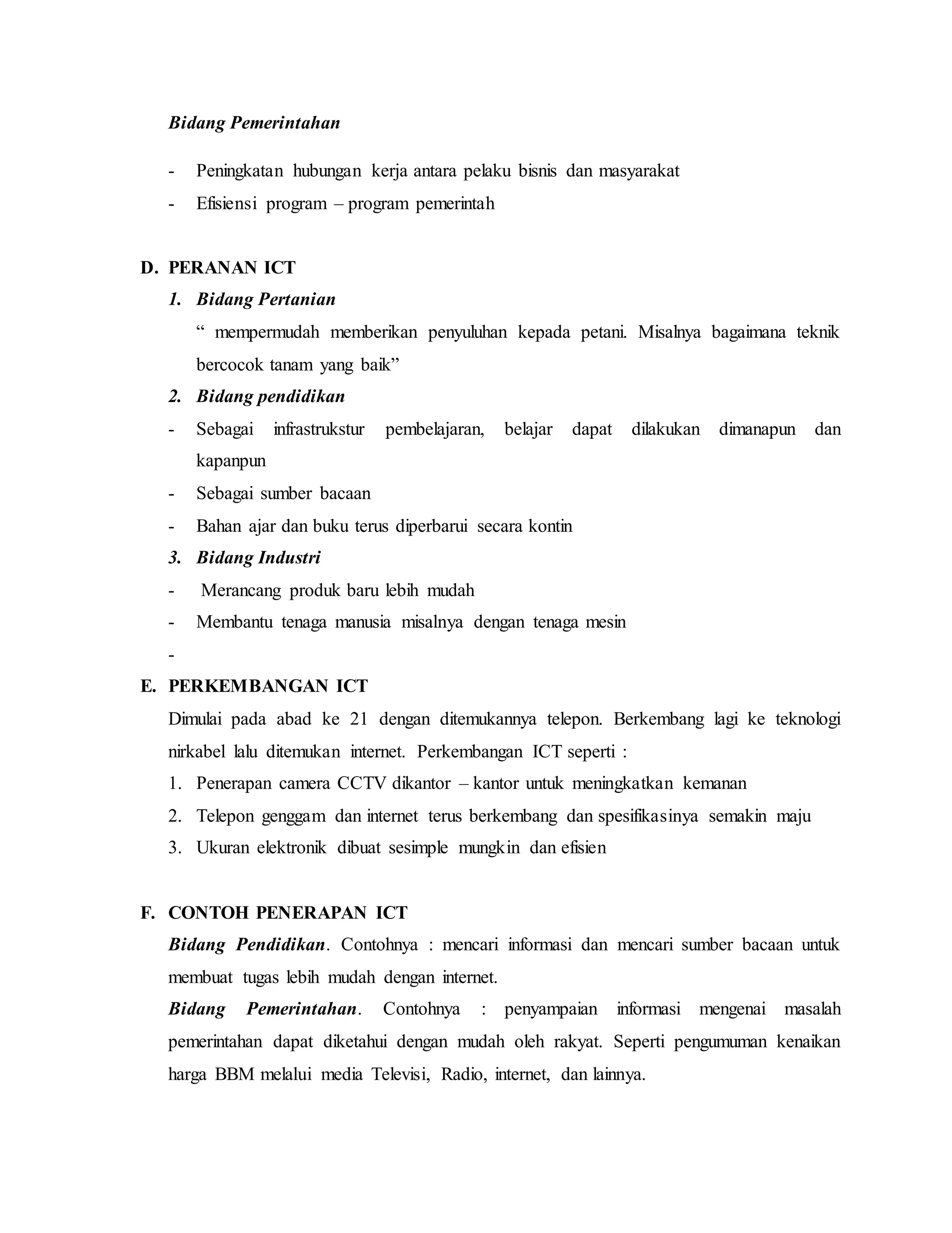PENGERTIAN ICT, MANFAAT ICT, DAMPAK POSITIF DAN DAMPAK NEGATIF ICT ...