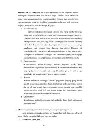 Laporan Hasil DKK Kel. 3 B7M1 Pensinyalan Sel | PDF