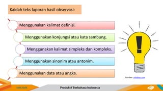 Laporan Hasil Observasi -KI KD 2018-Kelas X SMK-Bab 1.pptx