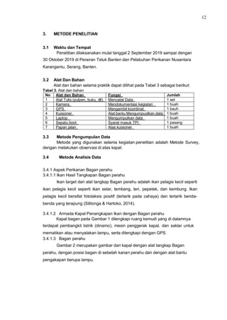 Laporan hasil penelitian studi komparatif alat tangkap jaring ingsan ...