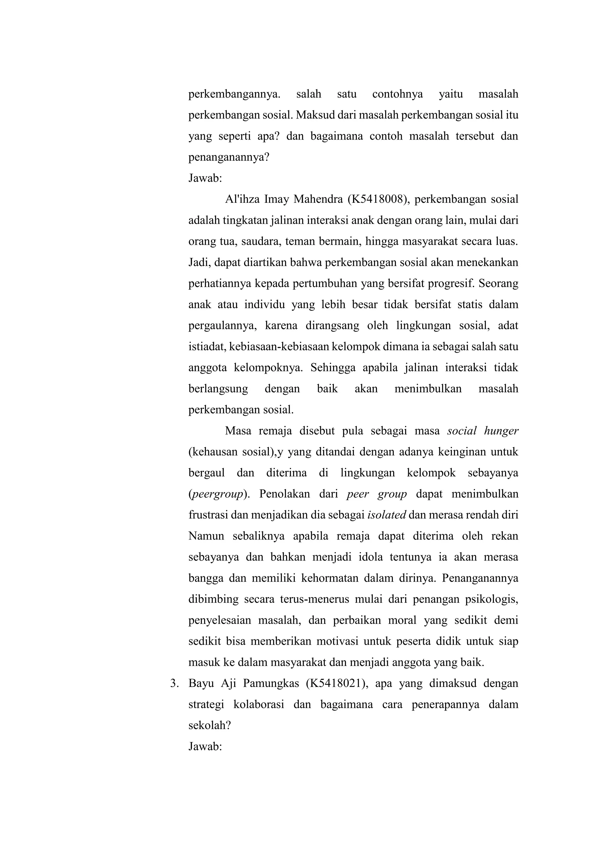 Laporan Hasil Presentasi Kelompok 3.pdf. | PDF