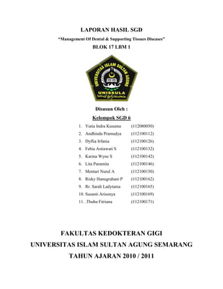 Laporan hasil sgd lbm 1 blok 17 sgd 6 | PDF