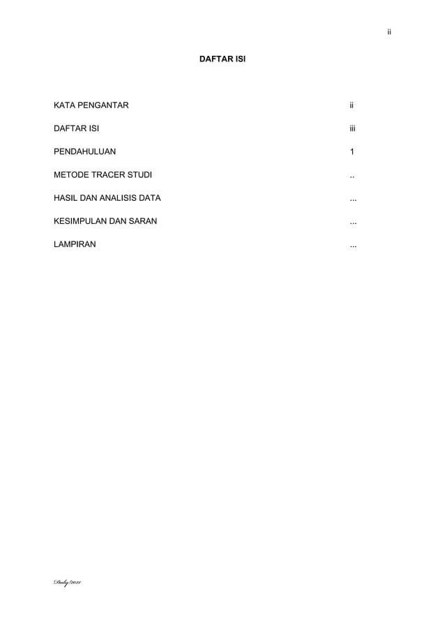 Laporan hasil tracer study smk | PDF