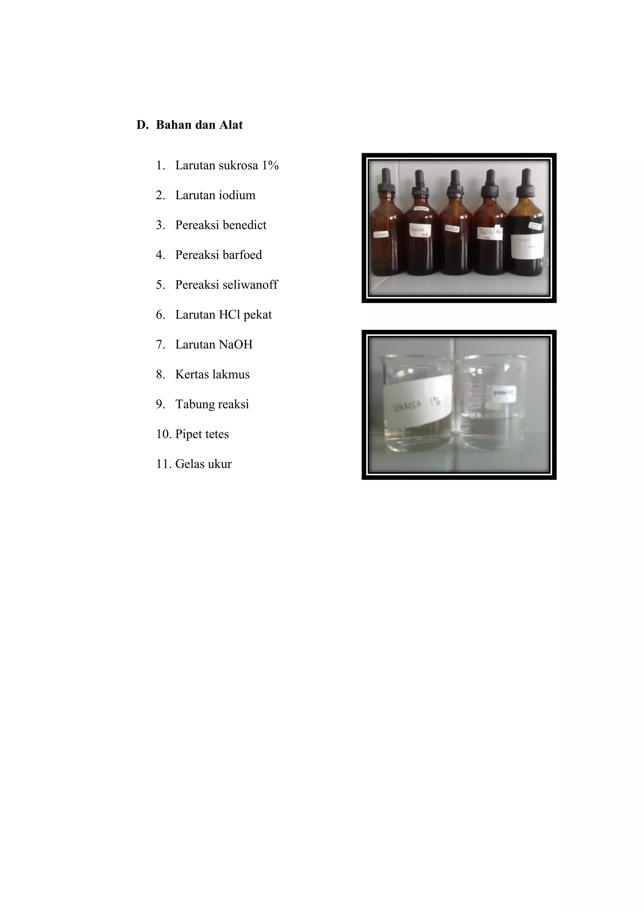 Laporan hidrolisis sukrosa | PDF