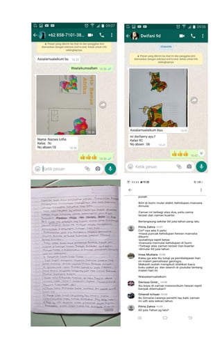 Laporan Pembelajaran di Rumah Selama Tanggap Darurat Korona "Home Learning Report" (HLR) SMPN 3 ...