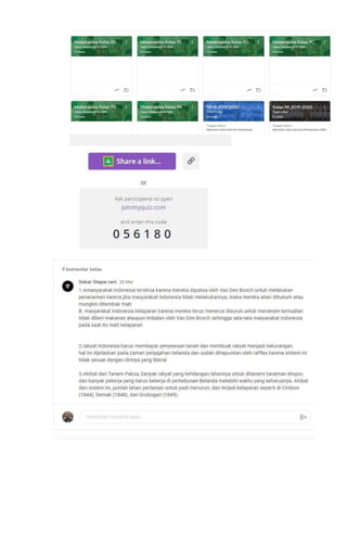 Laporan Pembelajaran di Rumah Selama Tanggap Darurat Korona "Home Learning Report" (HLR) SMPN 3 ...