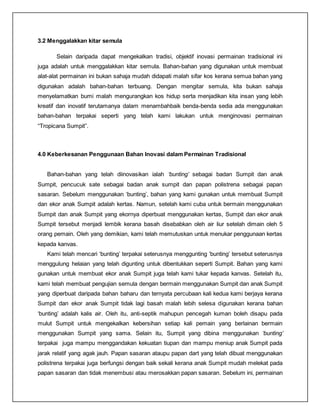 Laporan inovasi permainan tradisional sumpit | DOCX