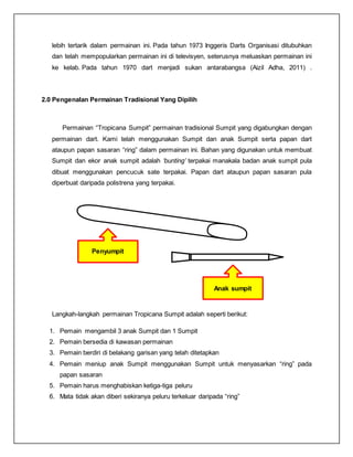 Laporan inovasi permainan tradisional sumpit | DOCX