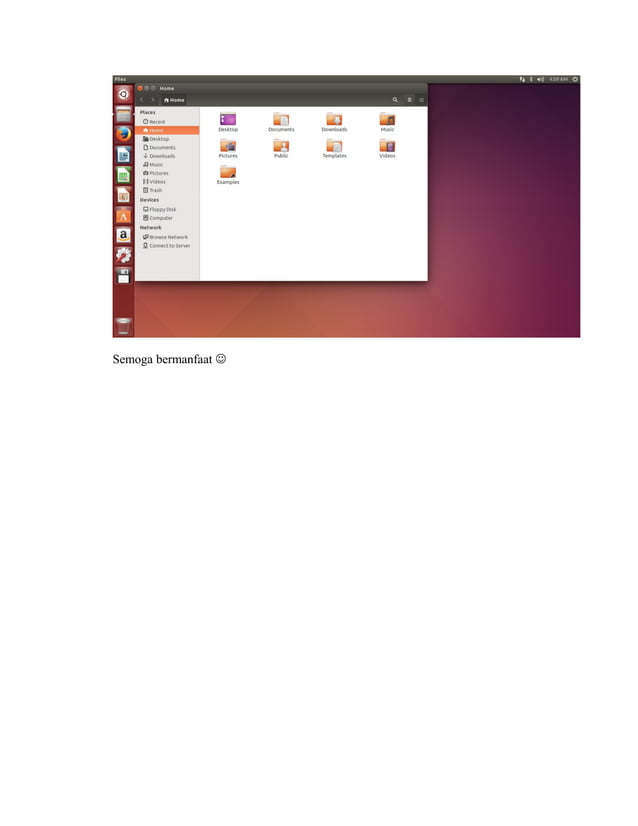 Laporan instalasi ubuntu 14.10 Via VM Ware | PDF
