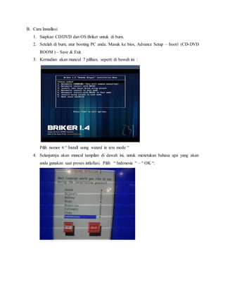 installasi briker ( VOIP ) | PDF