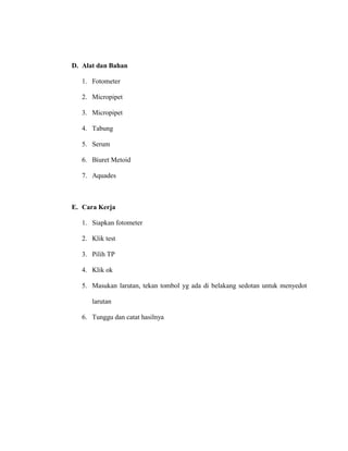 Laporan instrumen i fotometer | PDF