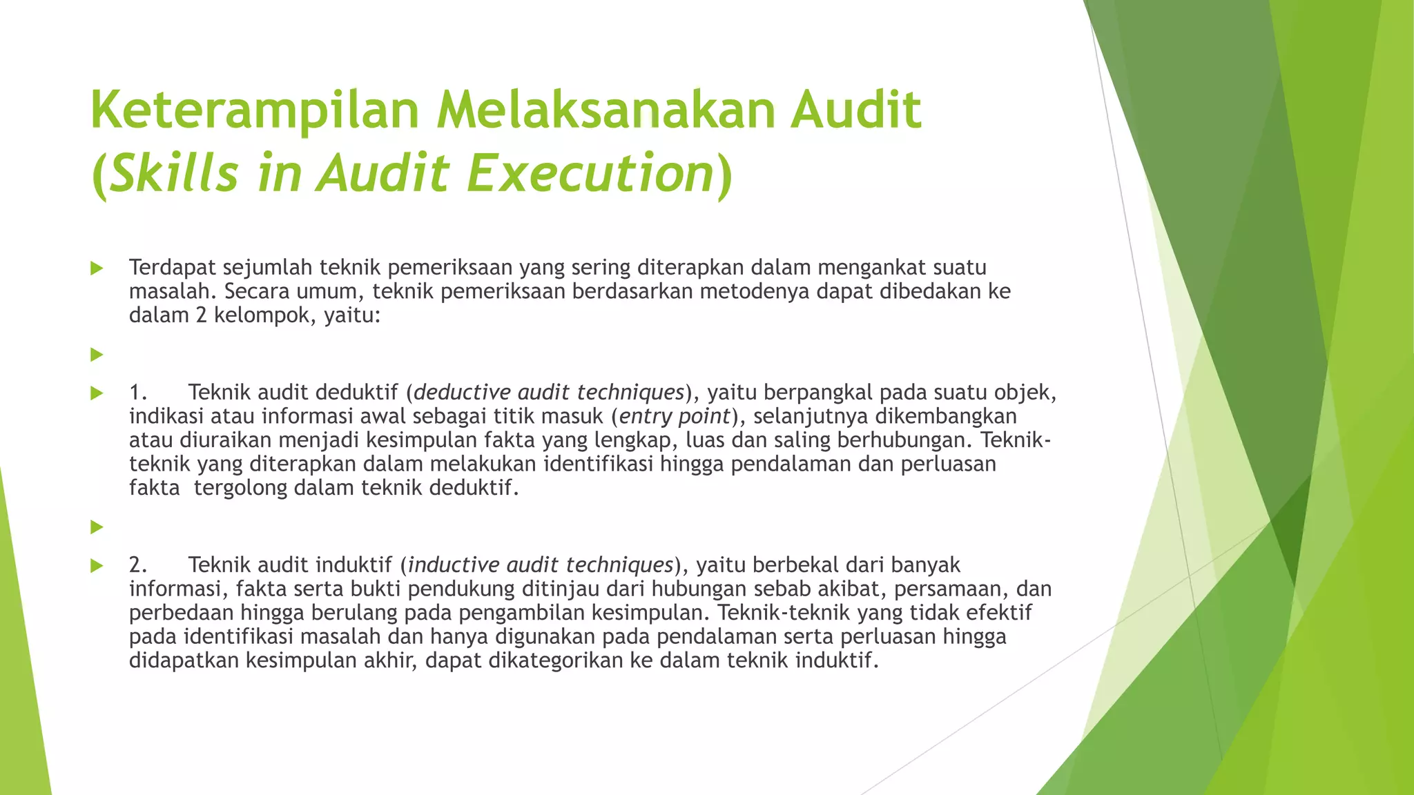LAPORAN INTERNAL AUDIT DAN KETERAMPILAN AUDIT PPT.pptx