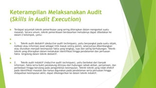 LAPORAN INTERNAL AUDIT DAN KETERAMPILAN AUDIT PPT.pptx