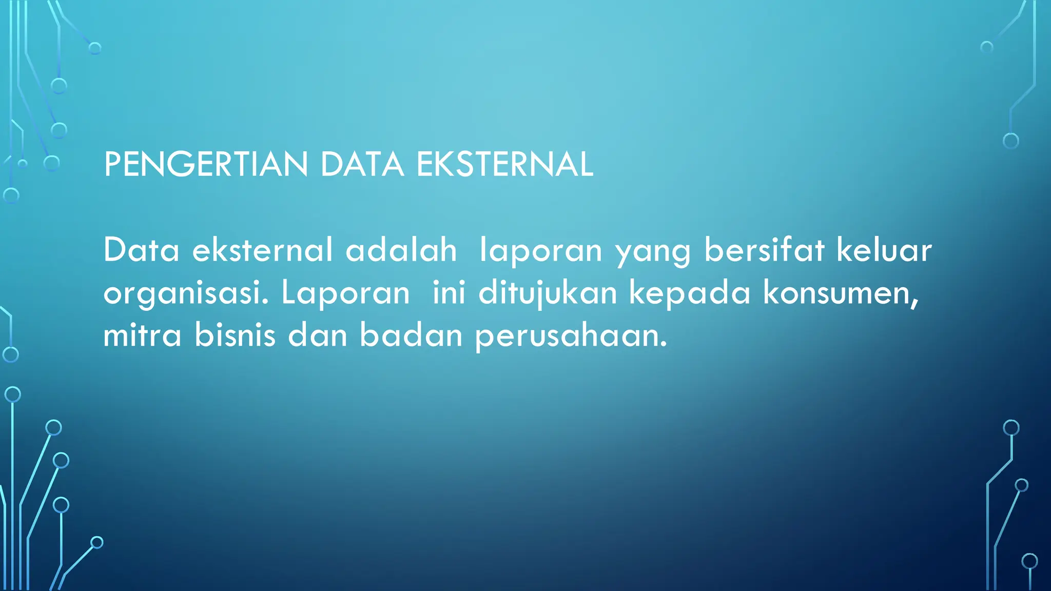 Laporan internal dan eksternal Pariwisata.pptx