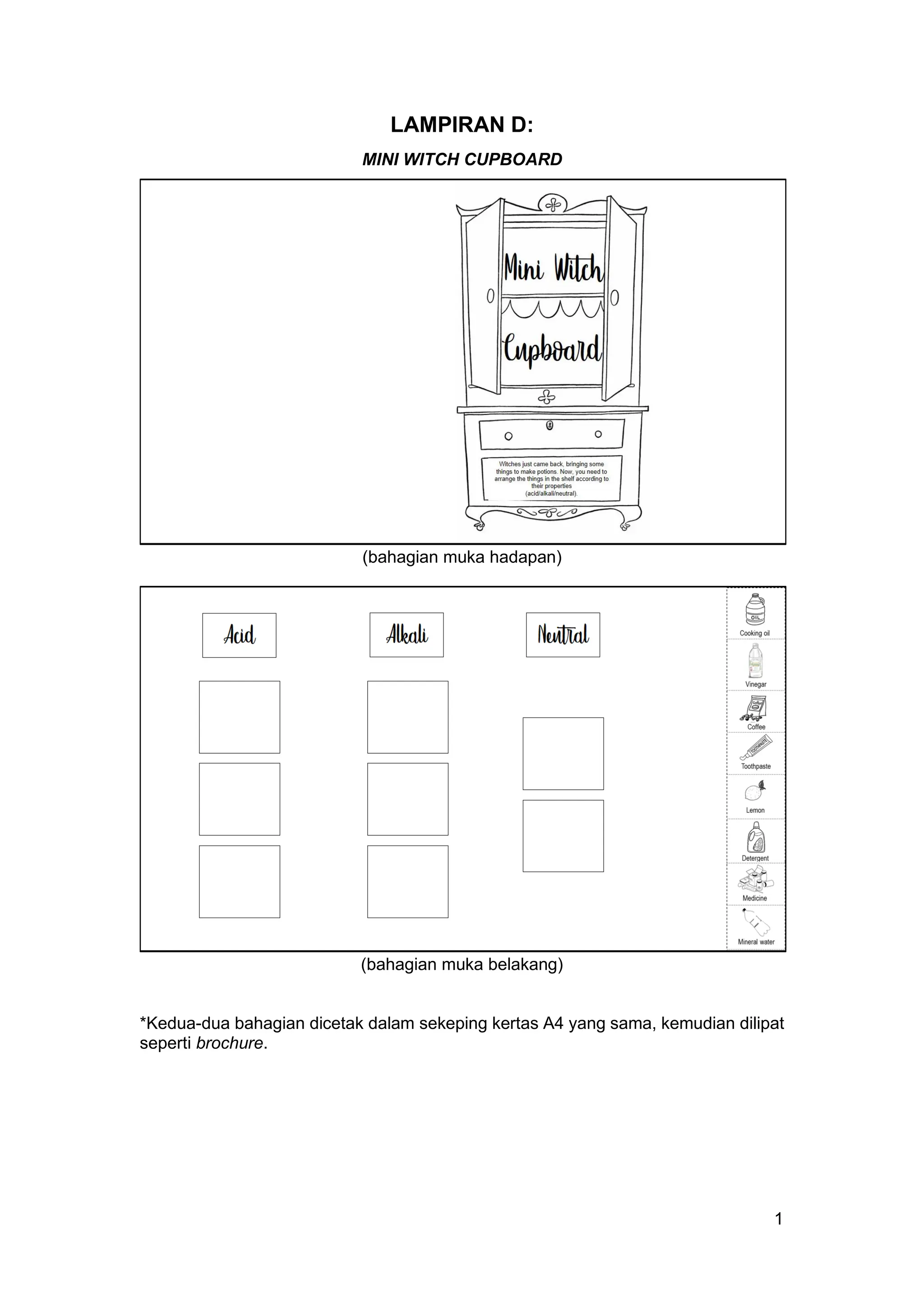 Laporan Pelaksanaan Internship: Witch Cupboard (Asid & Alkali) | PDF